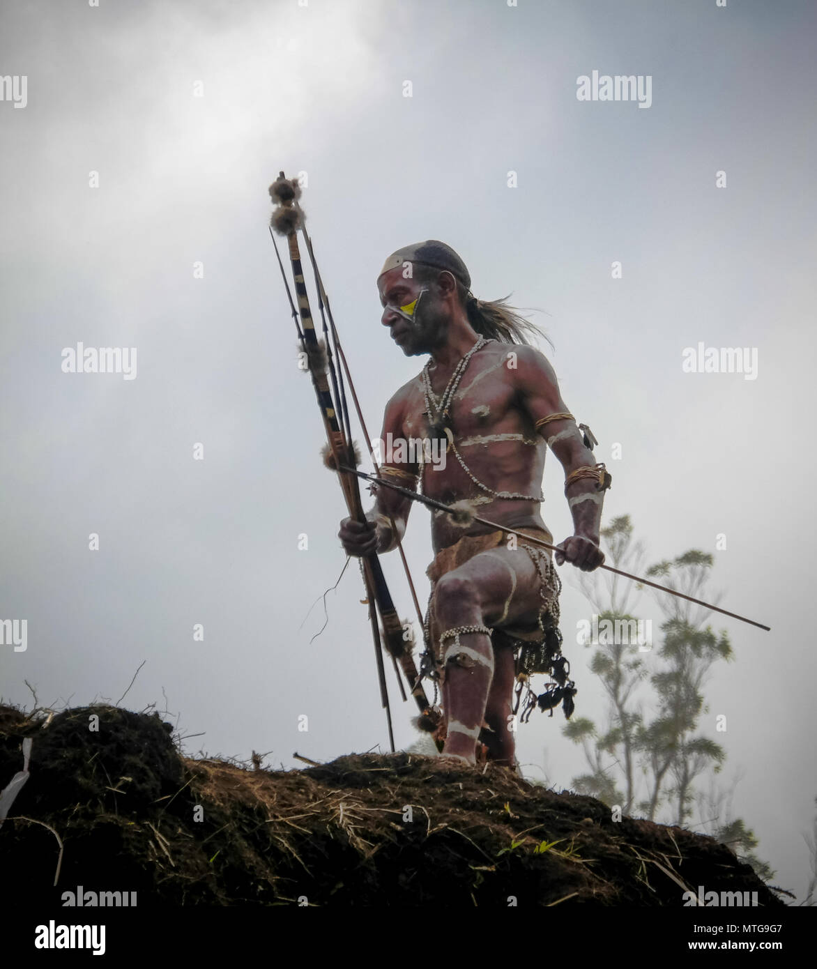 Participants of the Mount Hagen local tribe festival - 17-08-2014 ...