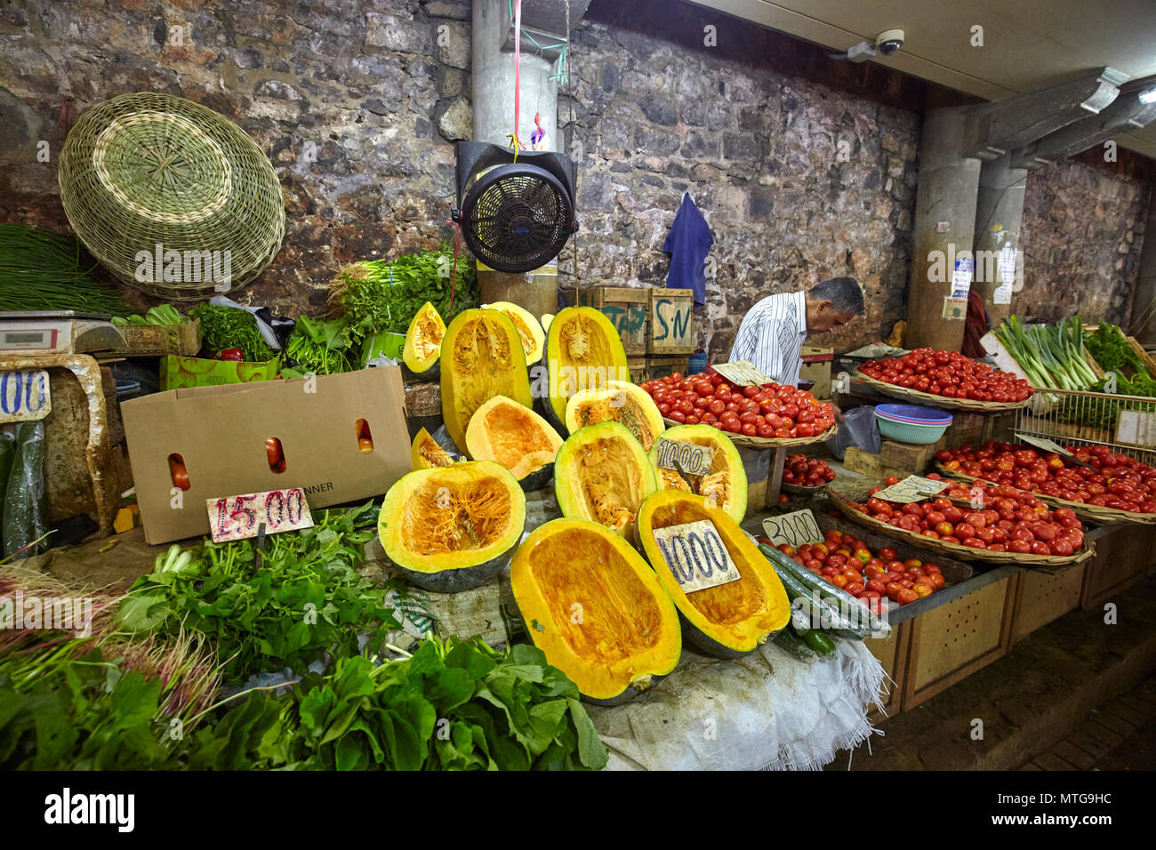 The Central Market (Bazaar) in Port Louis, Mauritius Stock Photo - Alamy