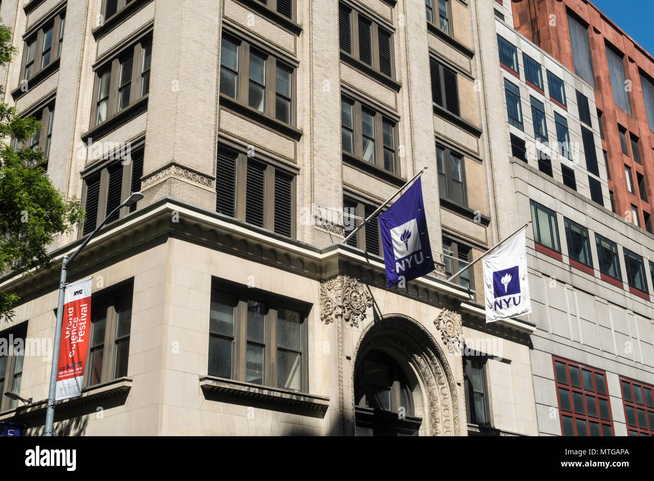 NYU Class Buildings, Greenwich Village, NYC, USA Stock Photo - Alamy