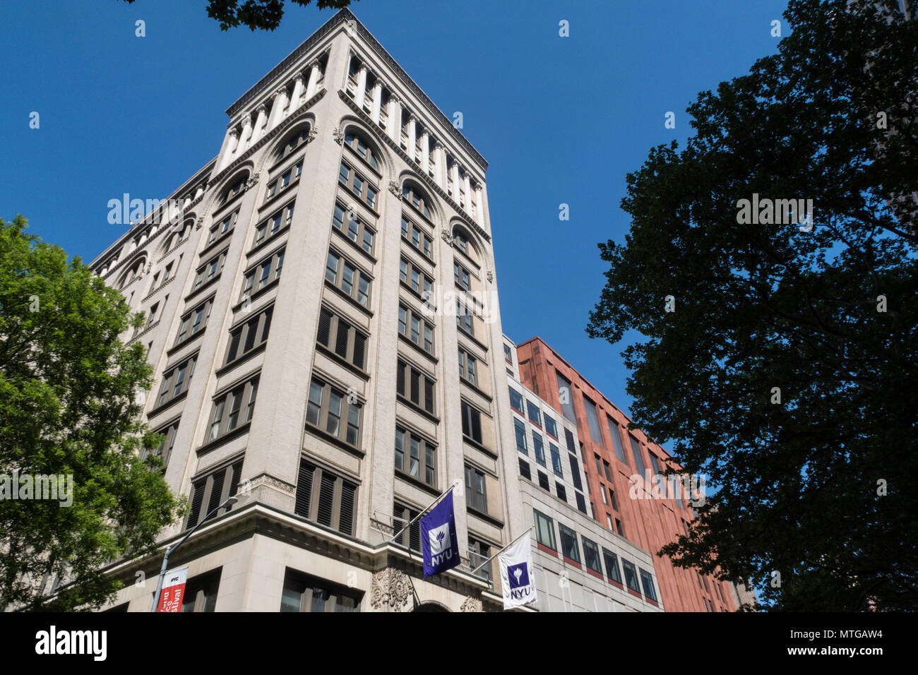 NYU Class Buildings, Greenwich Village, NYC, USA Stock Photo - Alamy