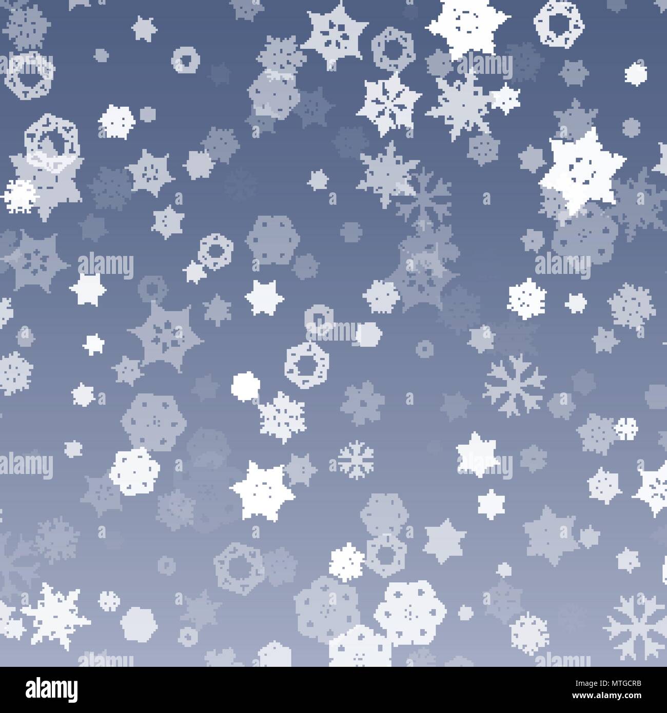Falling snow. Abstract snowflake background for your winter design ...