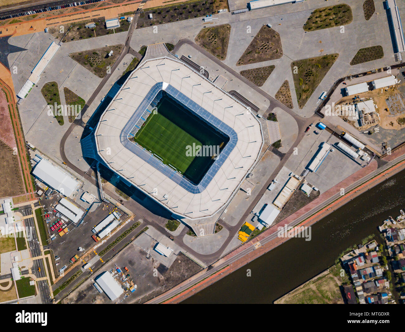 Construction of a football stadium for Fifa World Cup 2018 is completed ...