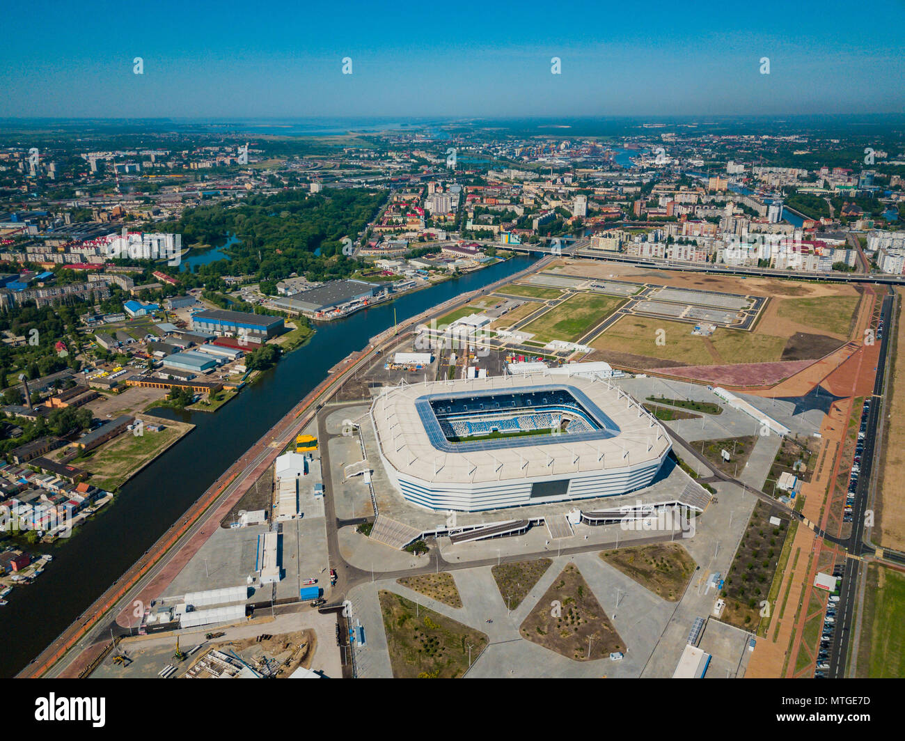 Construction of a football stadium for Fifa World Cup 2018 is completed ...