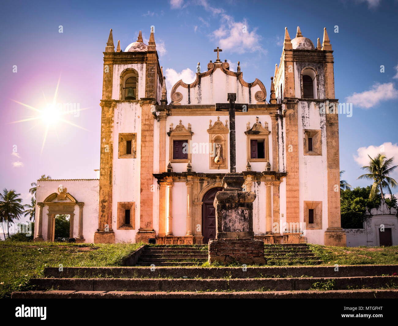 The colonial city of Olinda in Pernambuco, Brazil at sunrise Stock ...