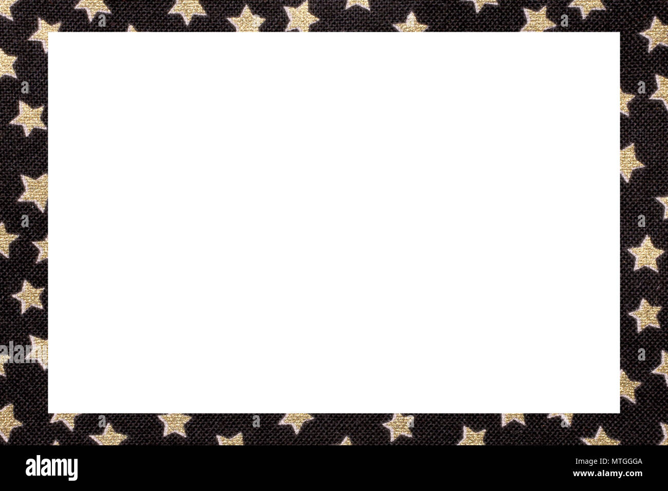 Frame with many stars and a white background to write your own text ...