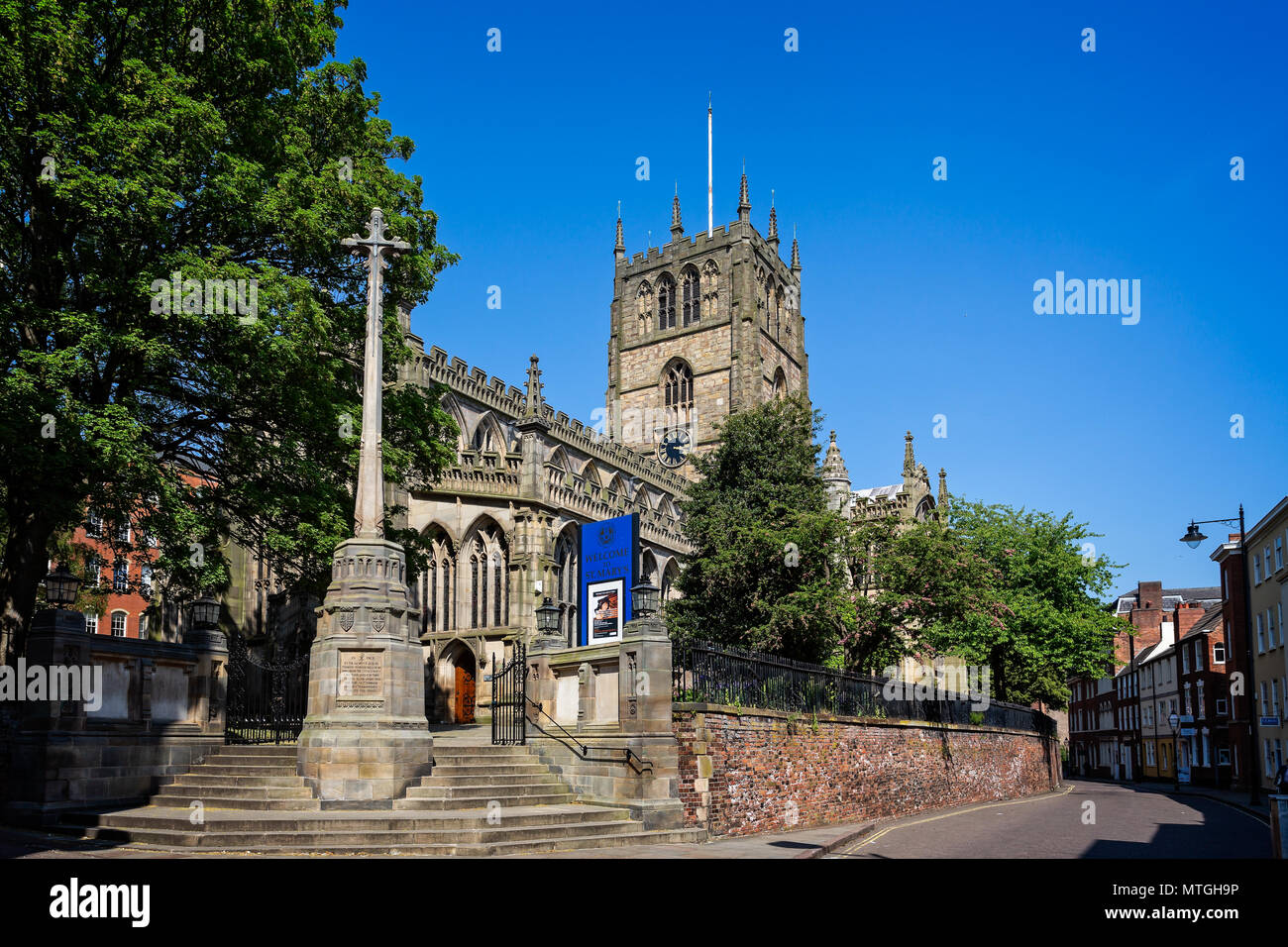 St Mary's Church in the Lace District of Nottingham taken in Nottingham ...
