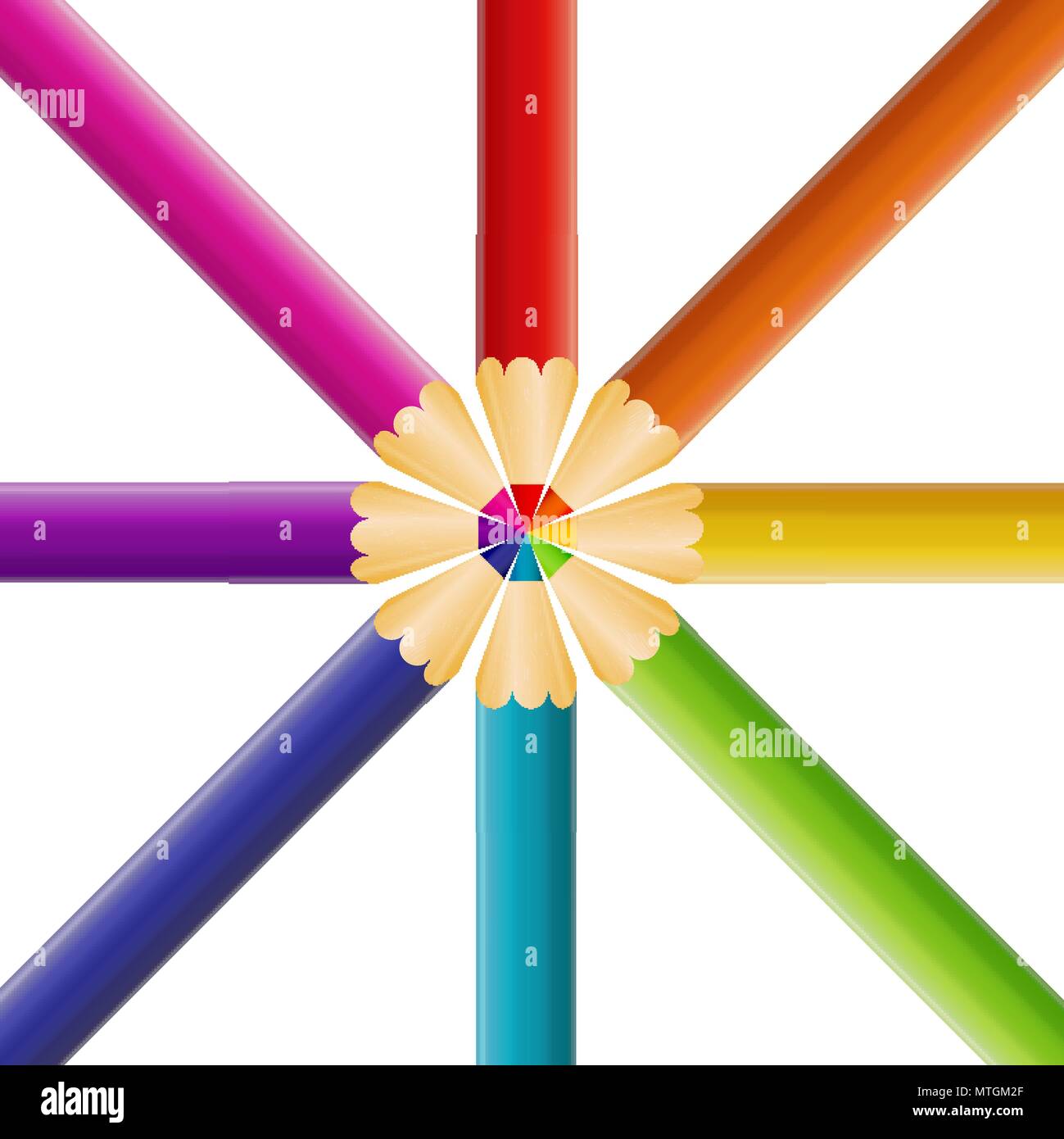 Abstract Pencil Background Vector Illustration Stock Vector Image & Art ...