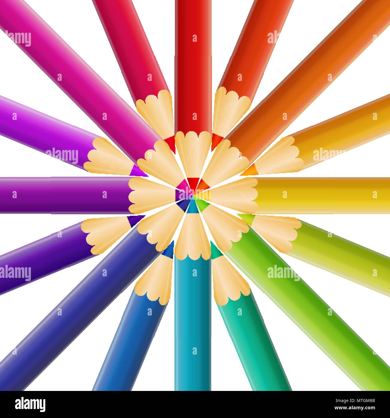 Abstract Pencil Background Vector Illustration Stock Vector Image & Art ...