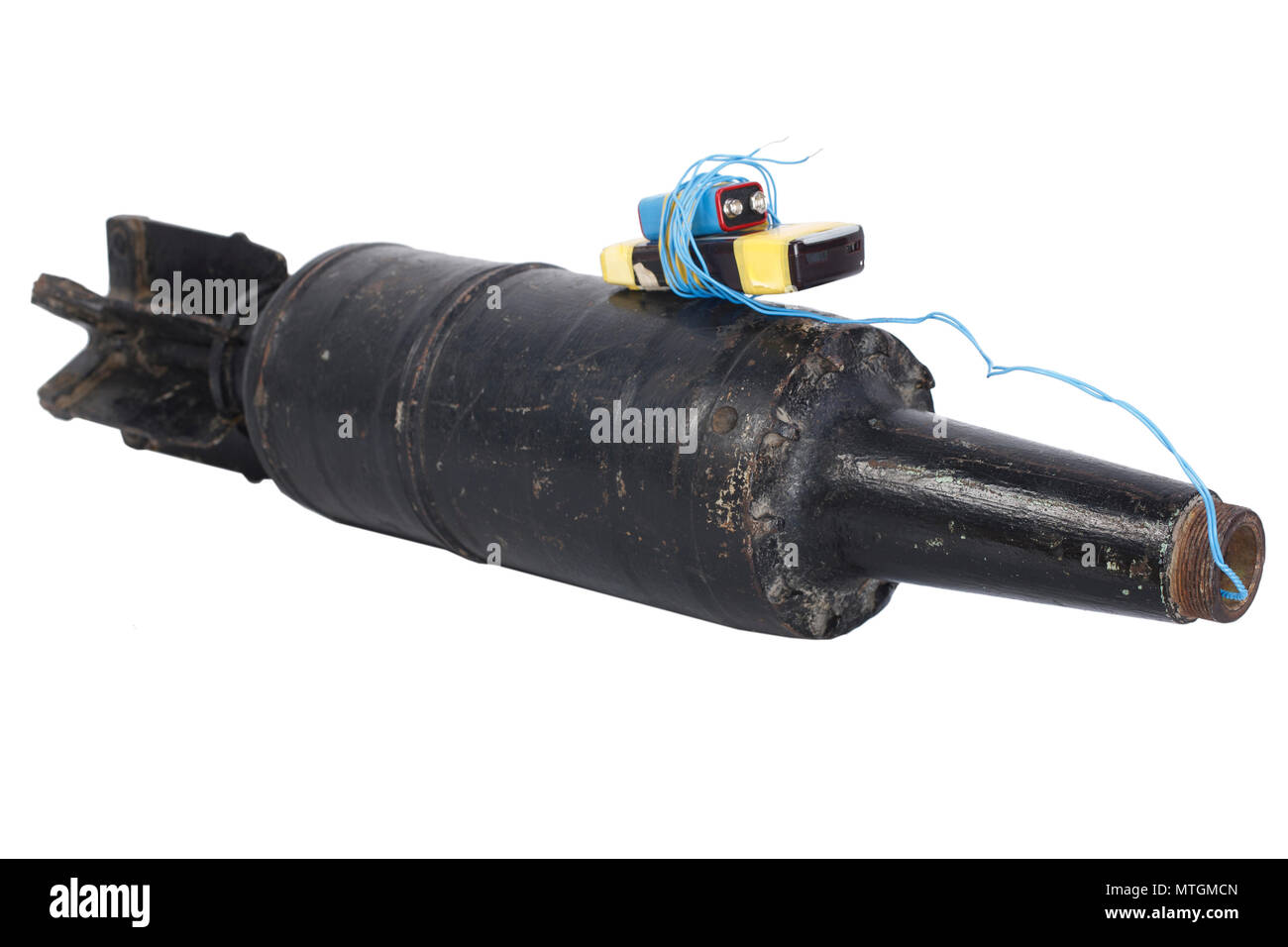 IED (improvised explosive device) with 125mm USSR Tank HEAT Projectile ...