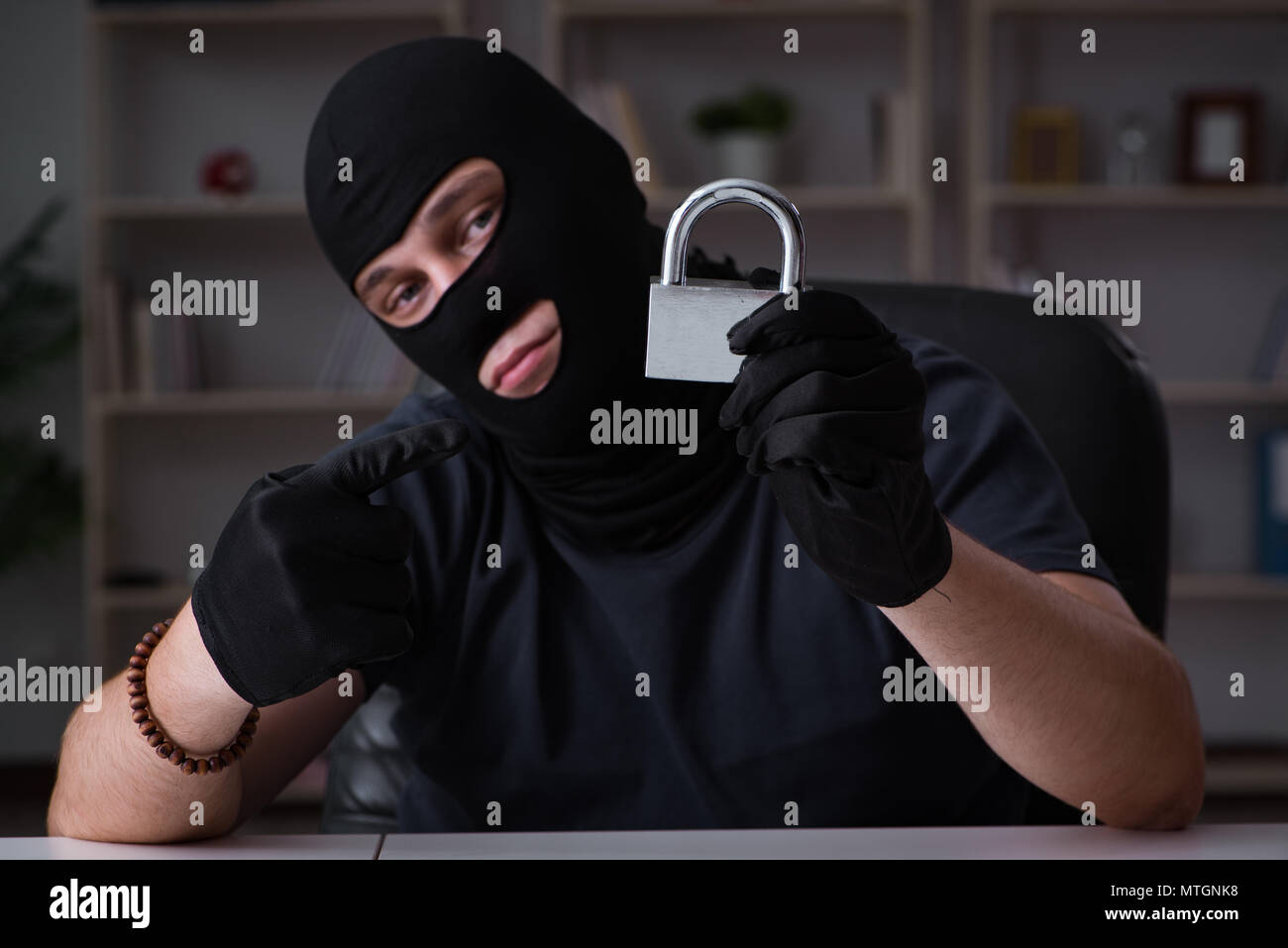 Hacker hacking computer late at night Stock Photo - Alamy