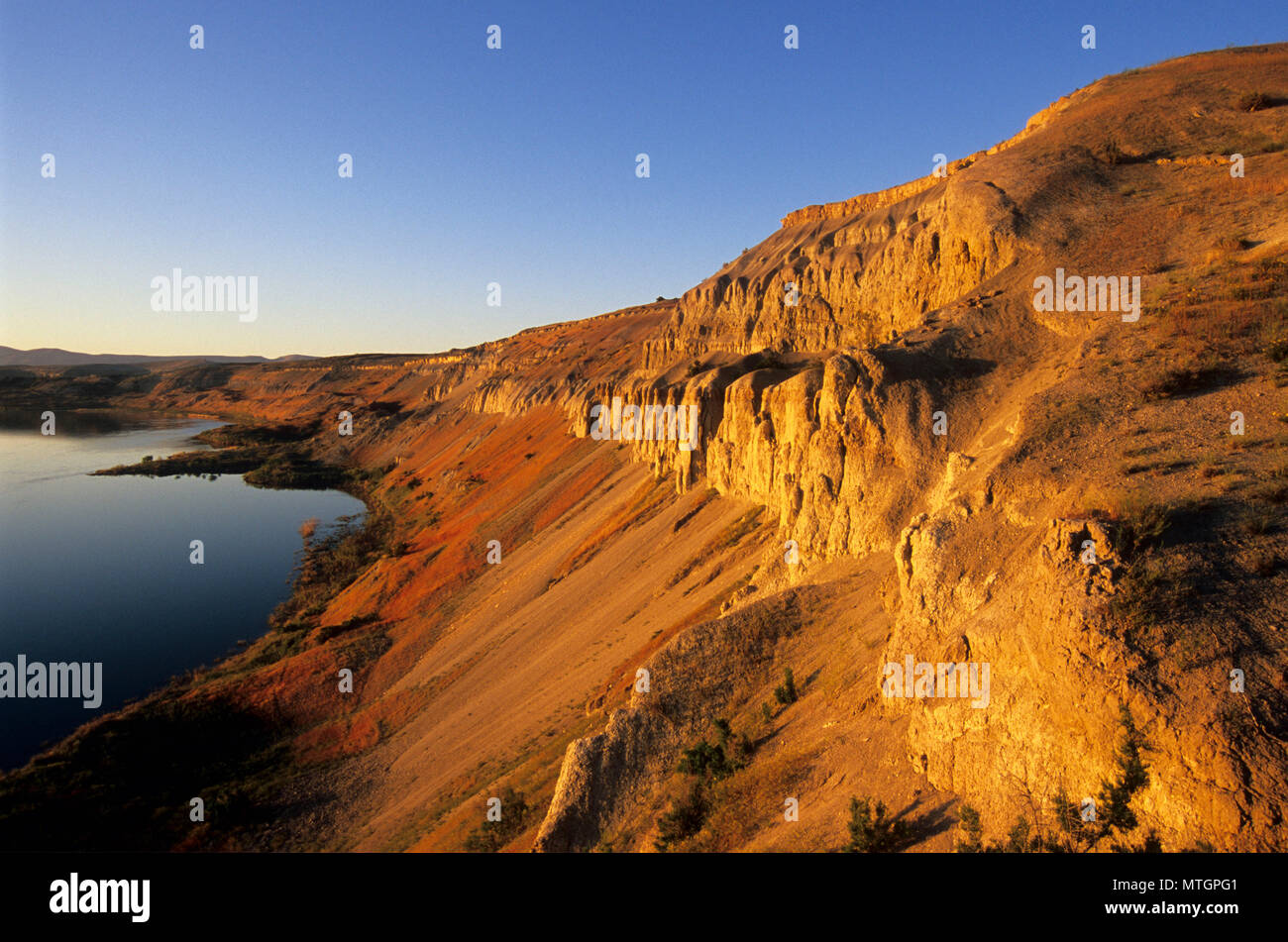White Bluffs, Hanford Reach National Monument, Washington Stock Photo ...
