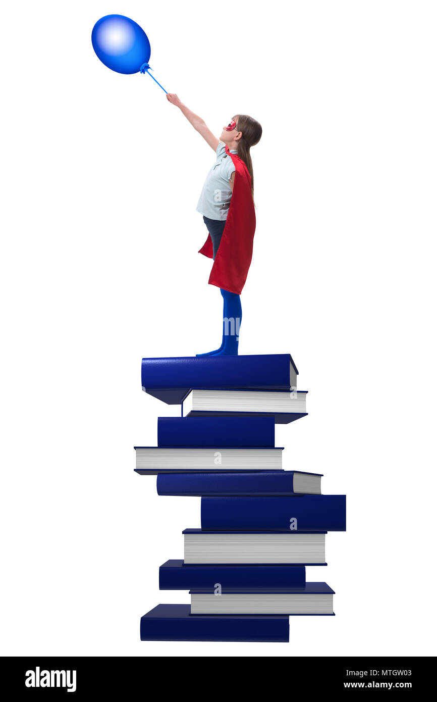 Superhero reading book Cut Out Stock Images & Pictures - Alamy