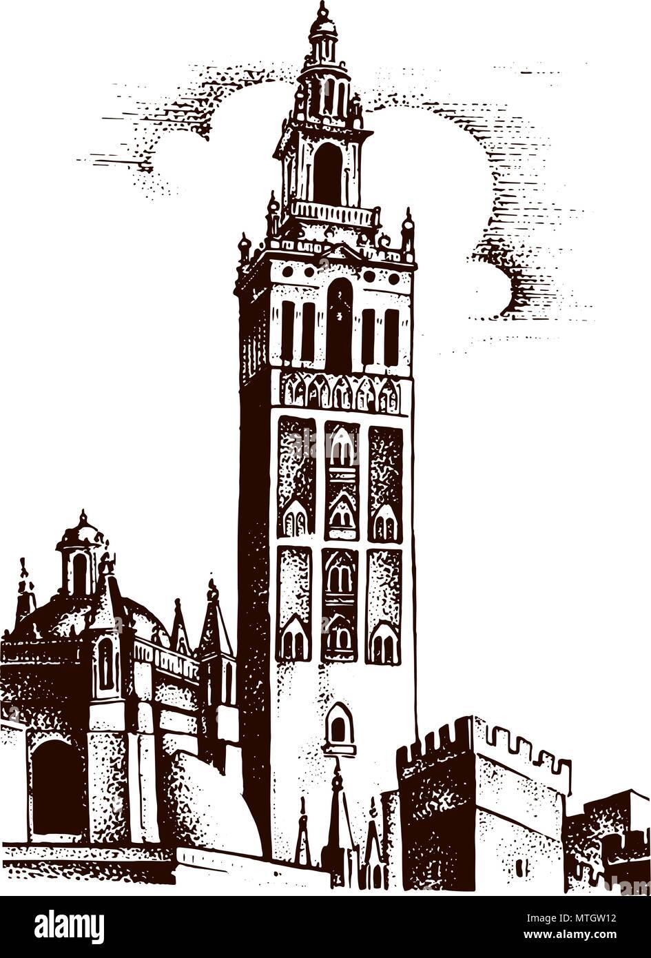 Baroque Architecture Sketch