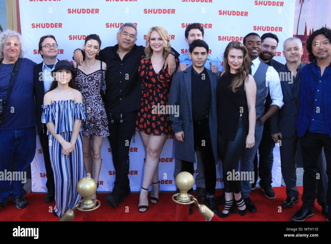 Los Angeles premiere of 'Downrange' - Arrivals Featuring: Hana Burson ...
