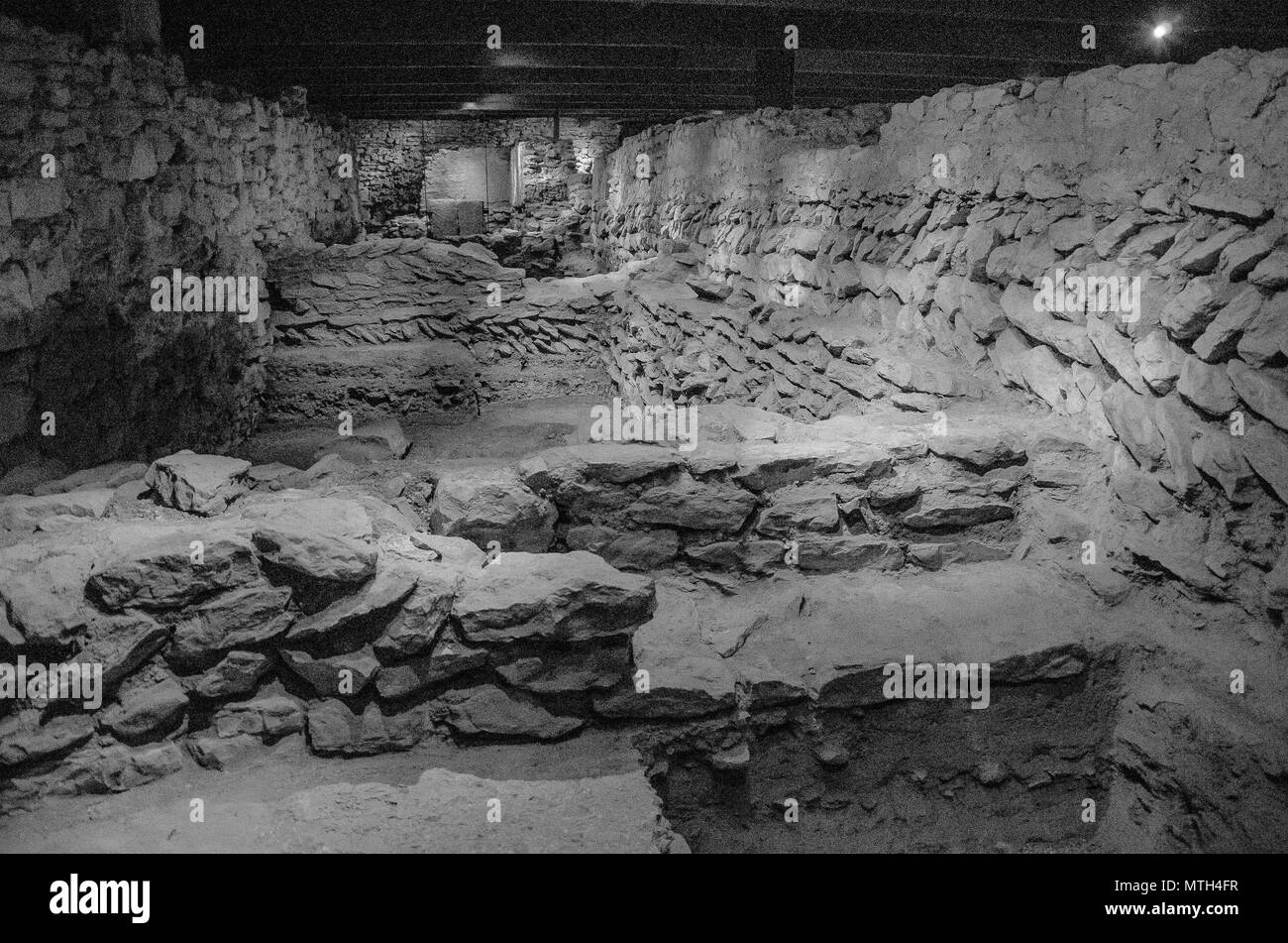 Remnants of the roman castra regina hi-res stock photography and images ...