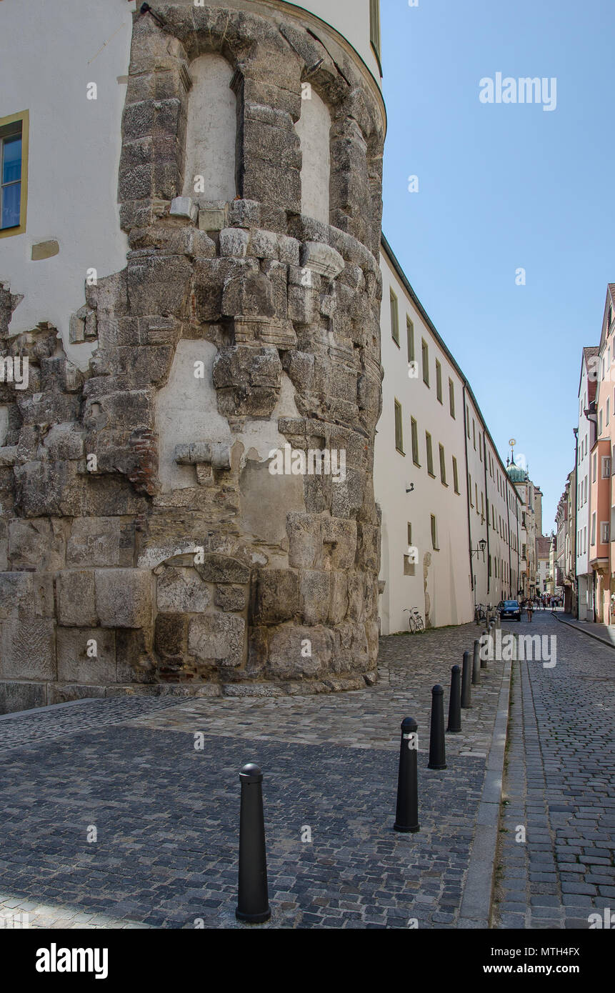 Remnants of the roman castra regina hi-res stock photography and images ...