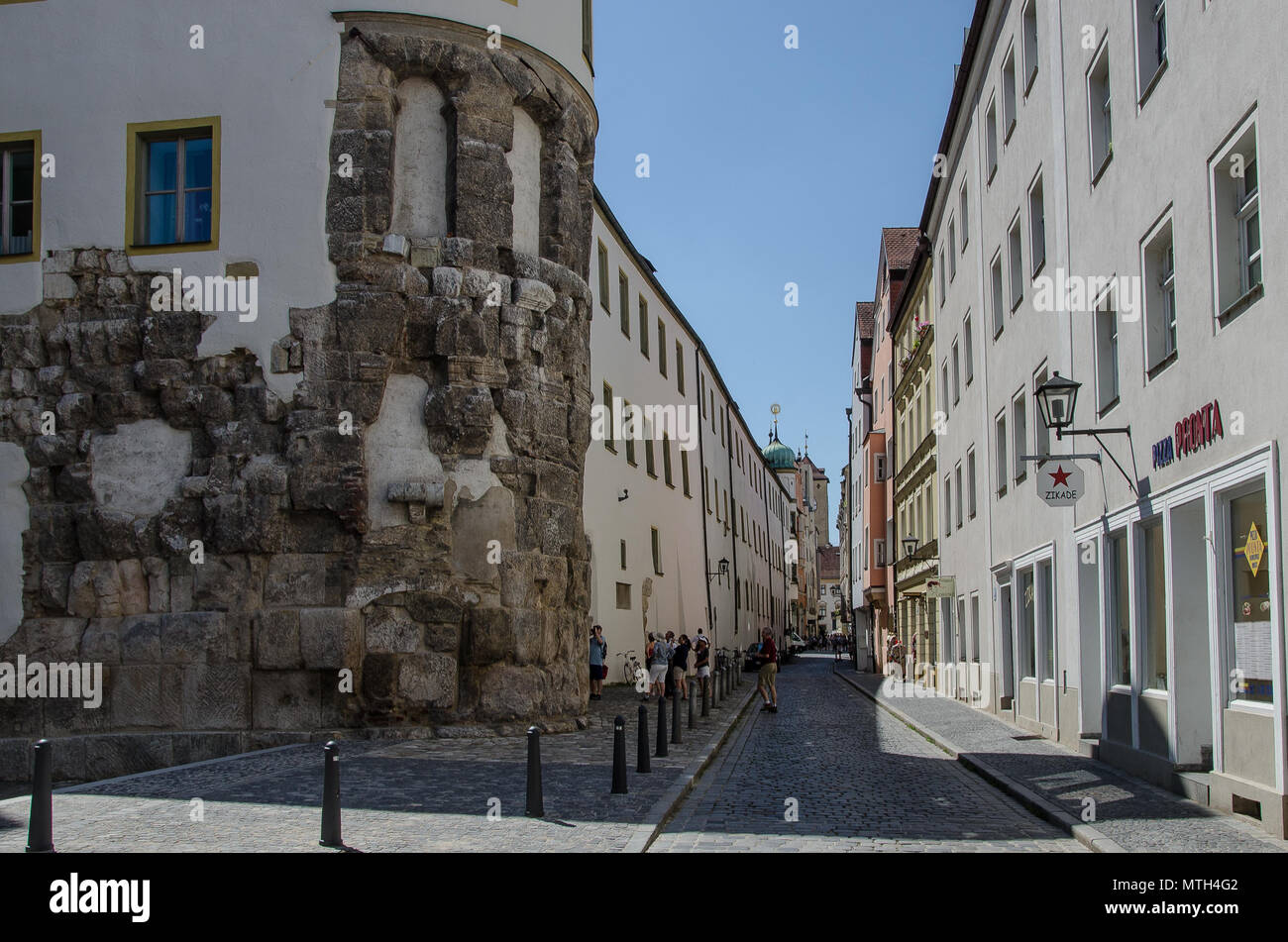 Remnants of the roman castra regina hi-res stock photography and images ...