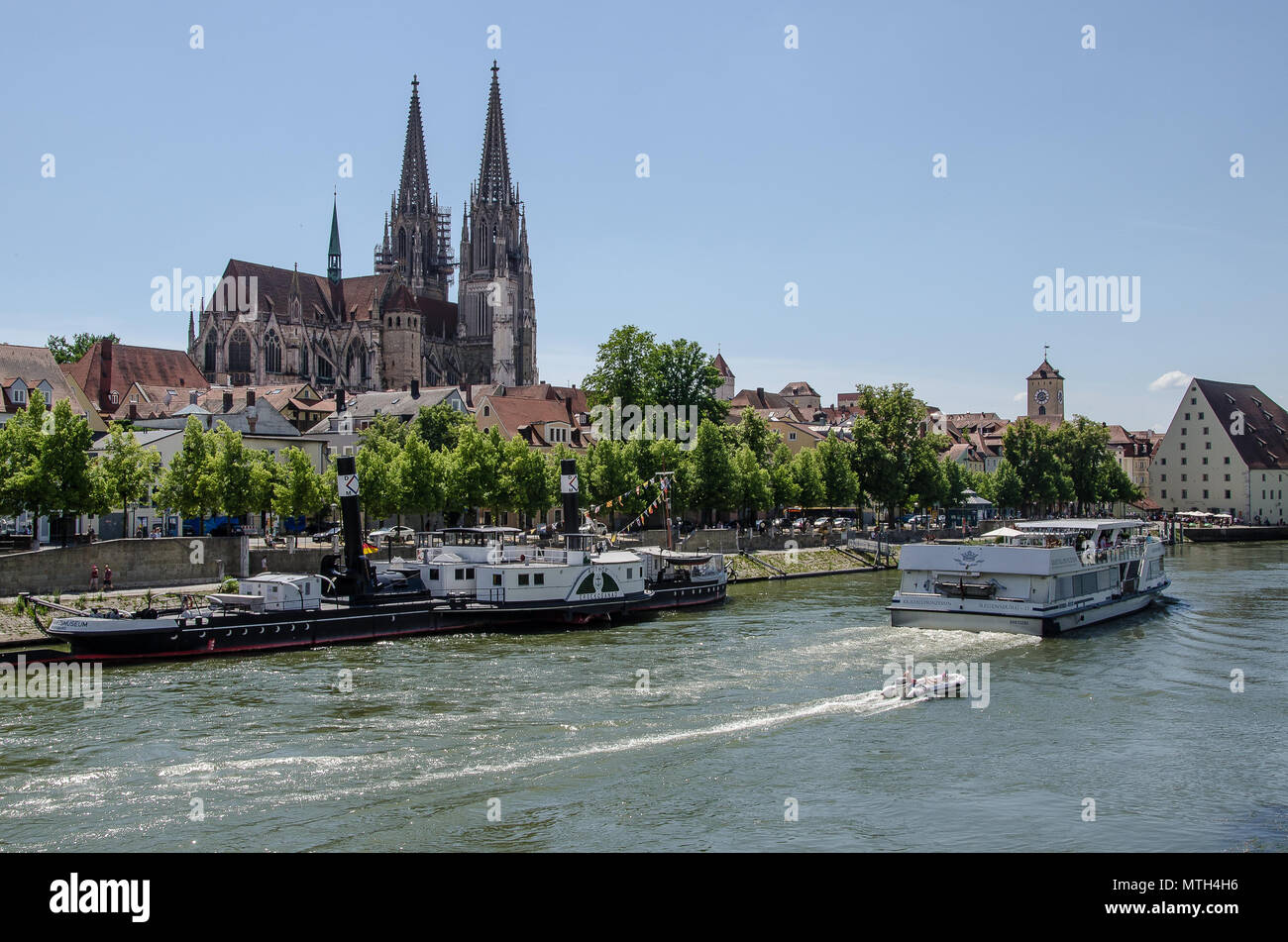 Regensburg a medieval town with a 2000 year old history hi-res stock ...