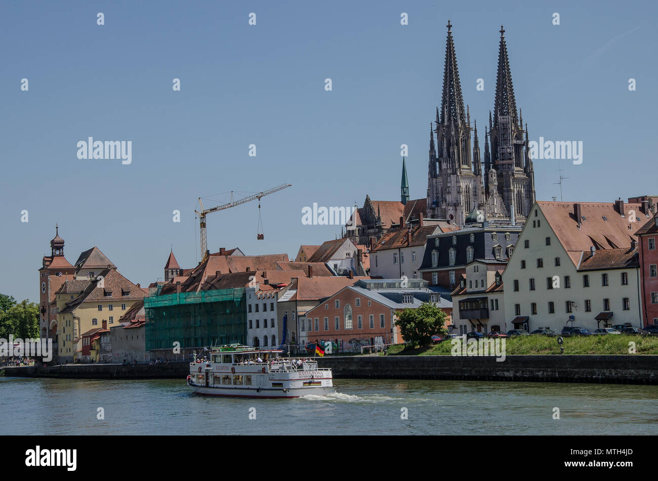 Regensburg a medieval town with a 2000 year old history hi-res stock ...