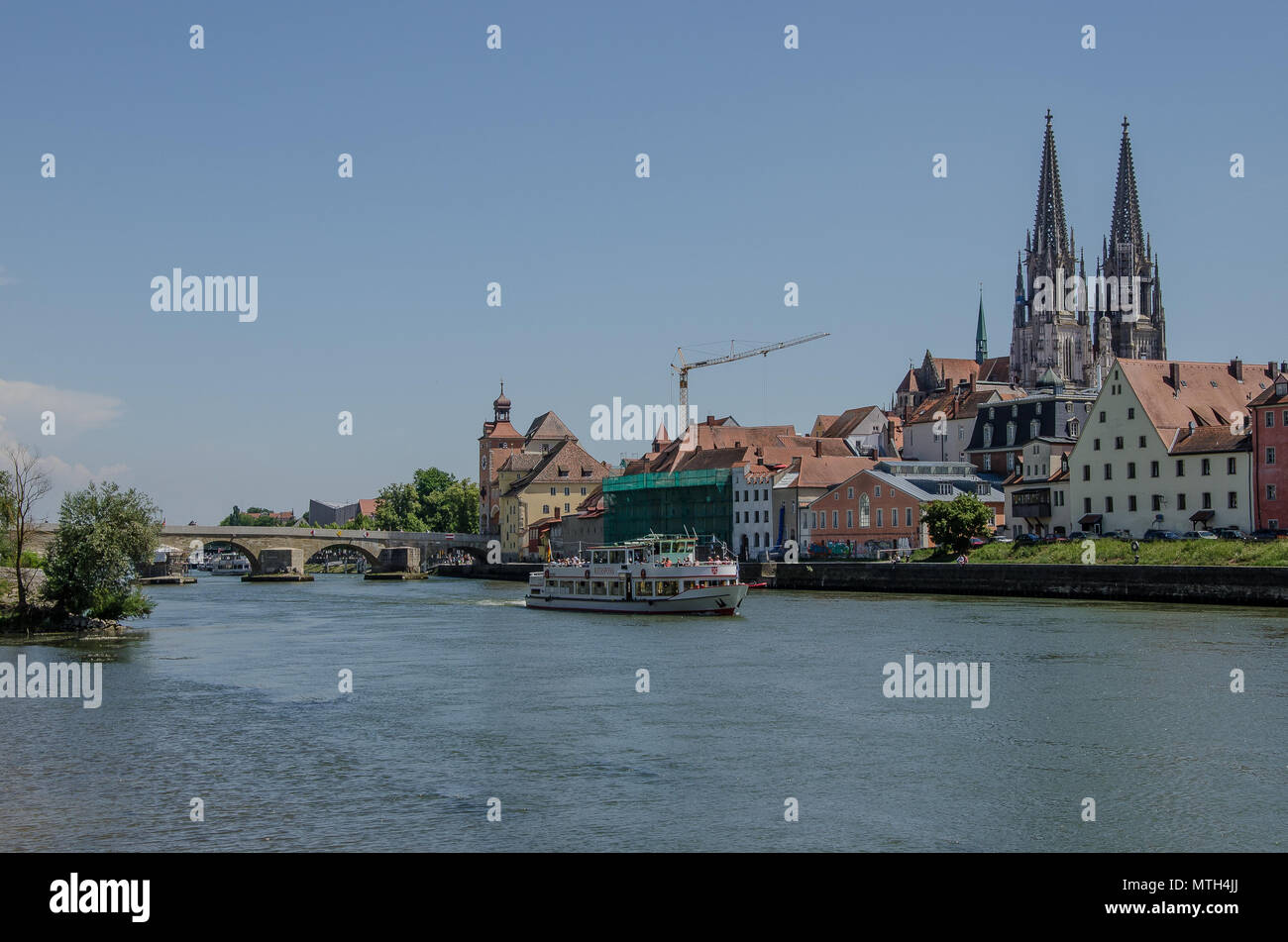 Regensburg a medieval town with a 2000 year old history hi-res stock ...