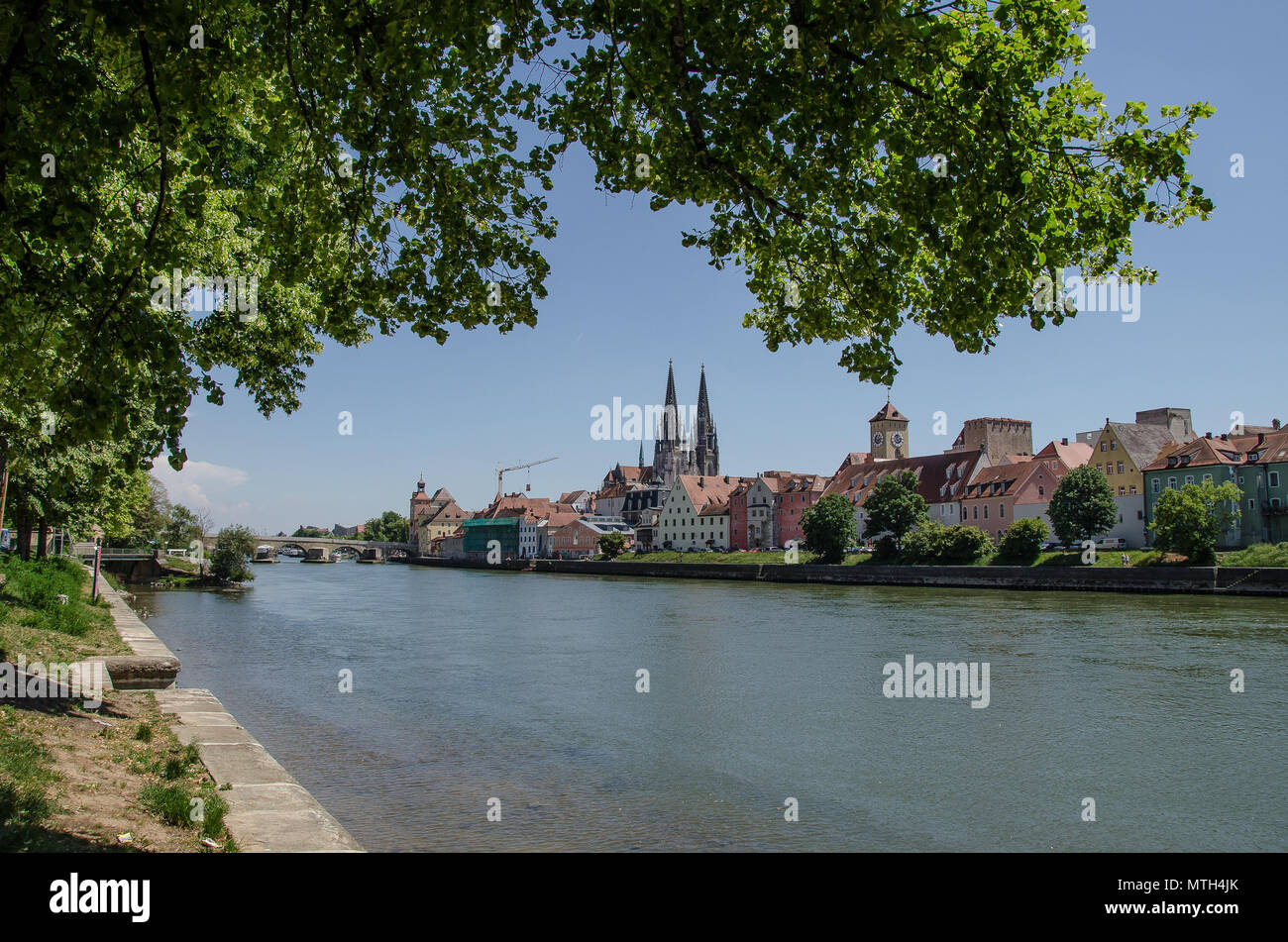 Regensburg a medieval town with a 2000 year old history hi-res stock ...