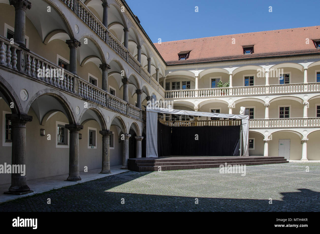 Regensburg a medieval town with a 2000 year old history hi-res stock ...