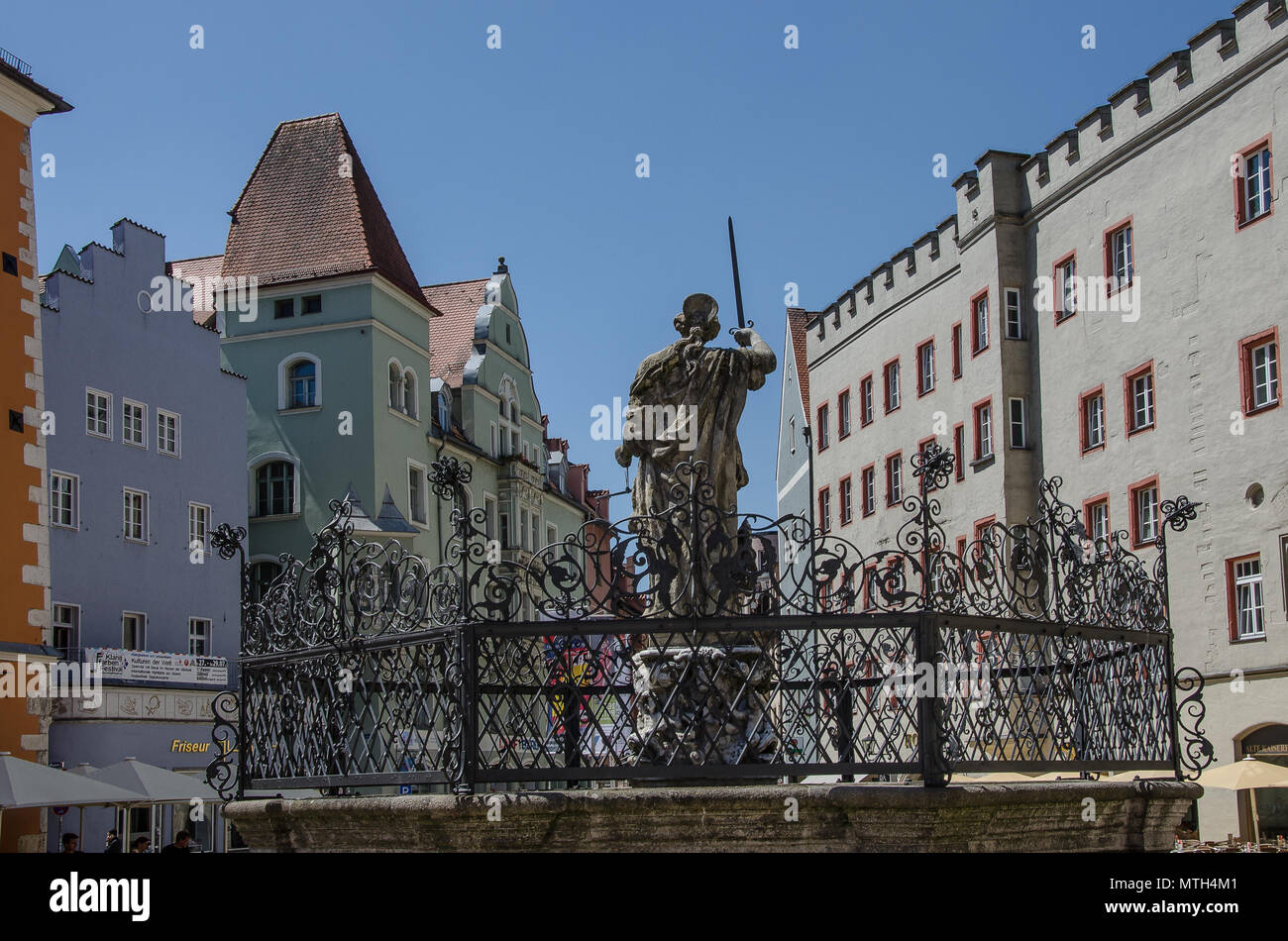 Regensburg a medieval town with a 2000 year old history hi-res stock ...