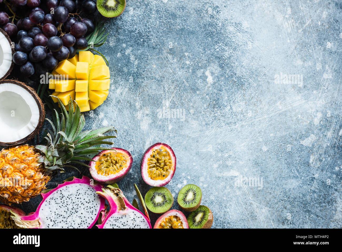 Tropical Fruit Background