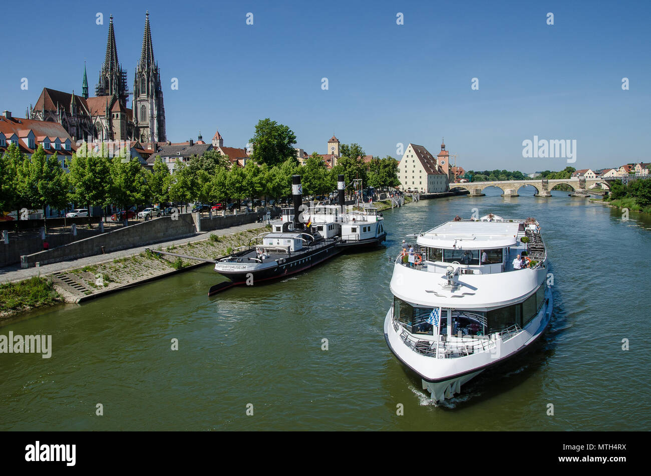 Regensburg a medieval town with a 2000 year old history hi-res stock ...