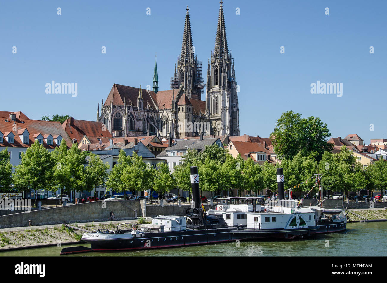 Regensburg a medieval town with a 2000 year old history hi-res stock ...
