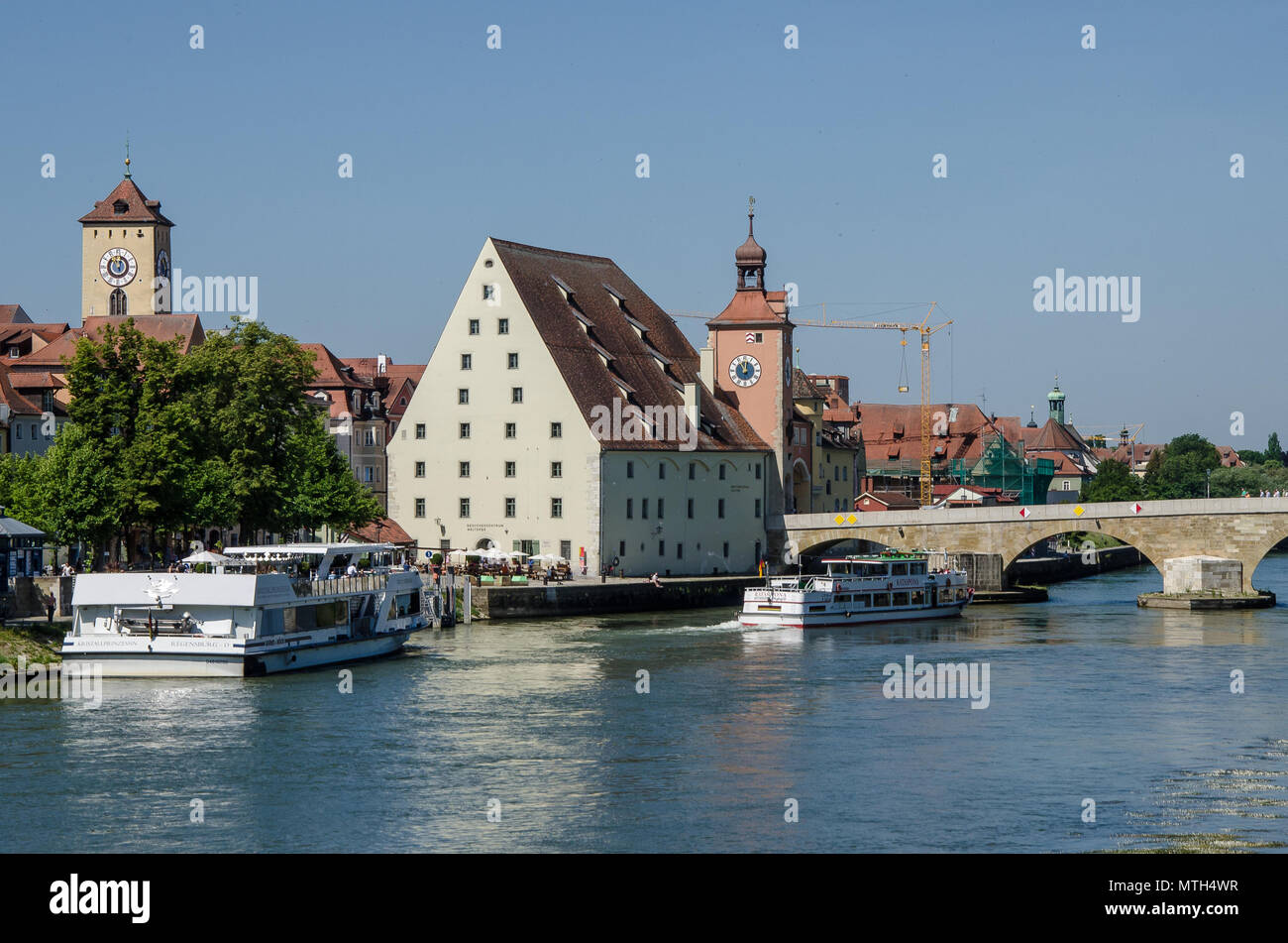 Regensburg A Medieval Town With A 2000 Year Old History High Resolution ...