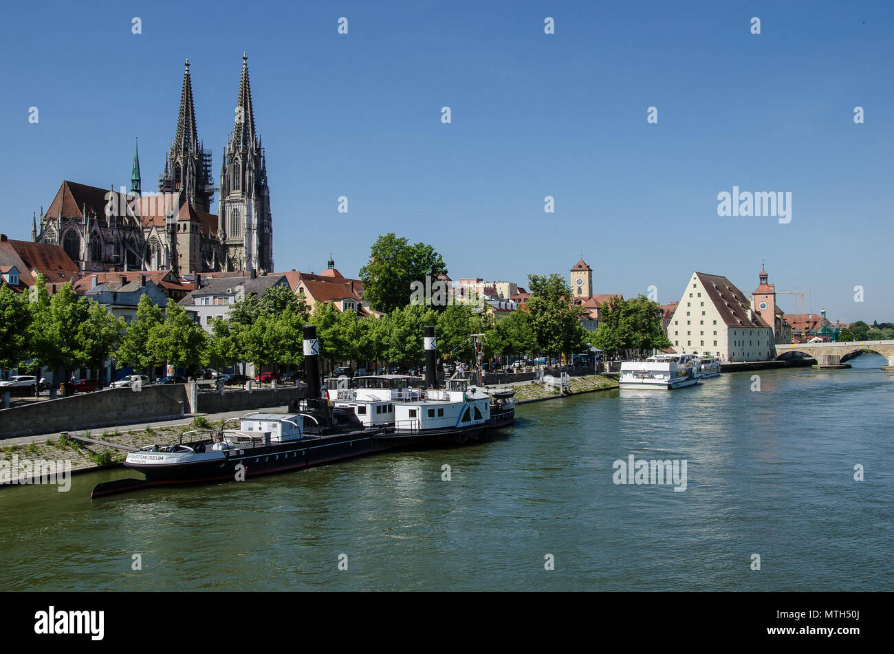 Regensburg a medieval town with a 2000 year old history hi-res stock ...