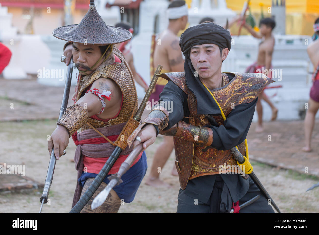 Ancient warrior man spear hi-res stock photography and images - Alamy