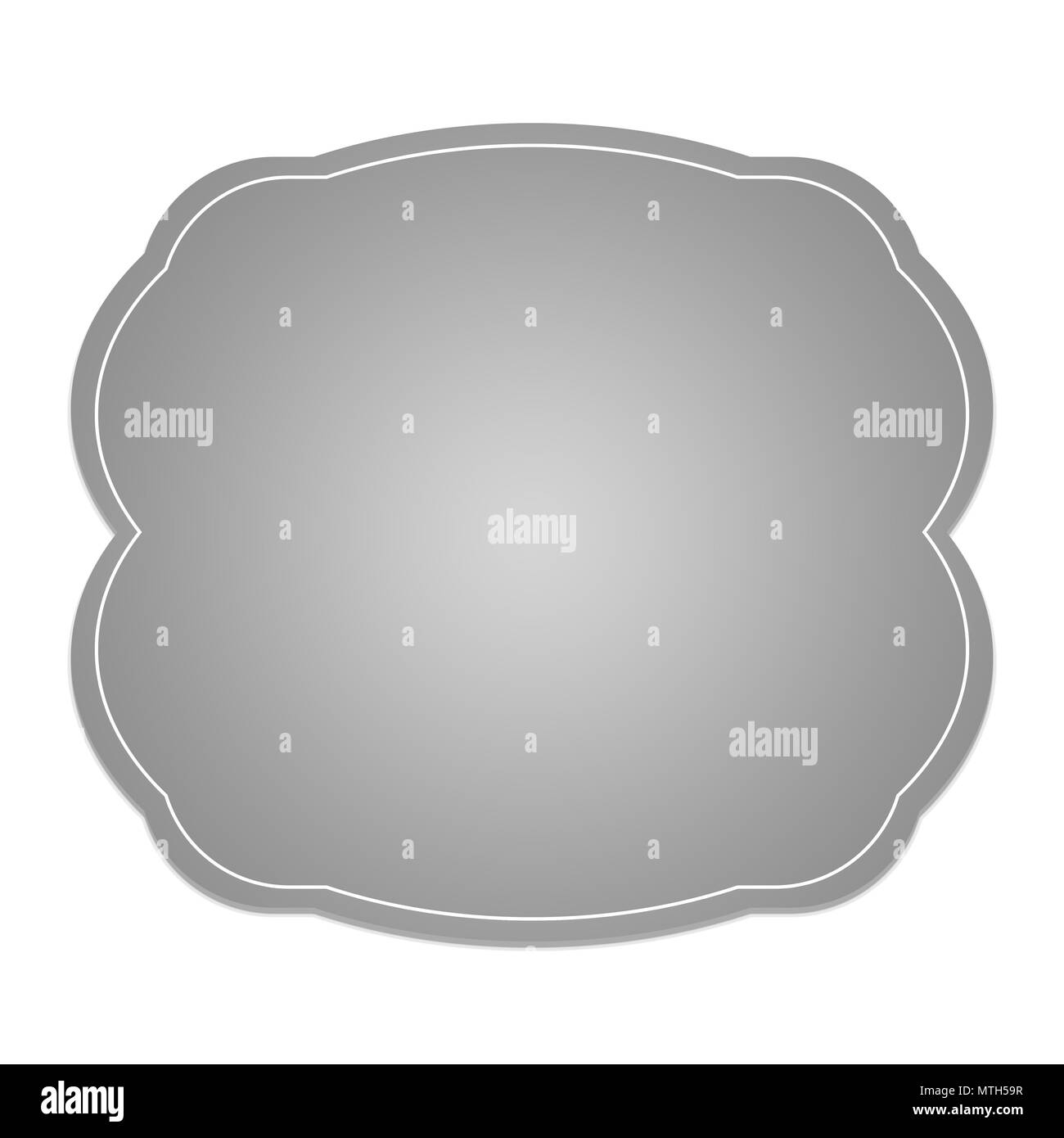 Badge label shape background Black and White Stock Photos & Images - Alamy