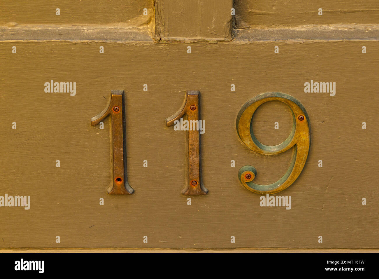 Old building number on hi-res stock photography and images - Alamy