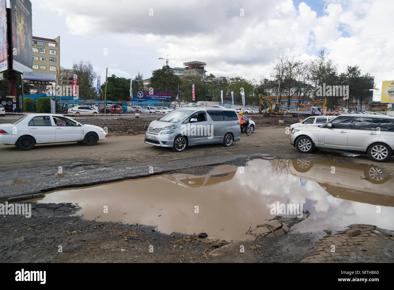 Road pothole africa hi-res stock photography and images - Alamy