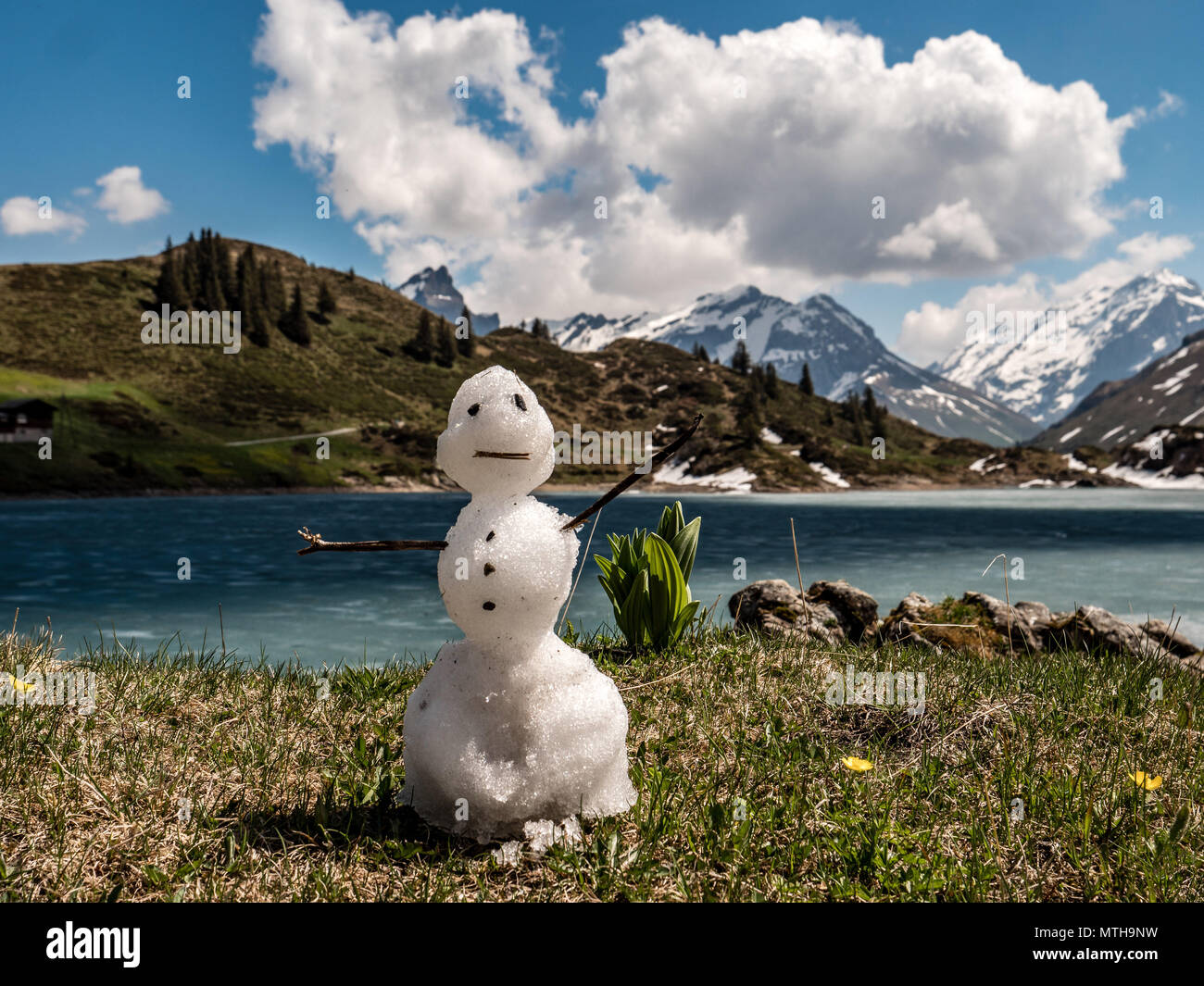 Melting snowman spring hi-res stock photography and images - Alamy