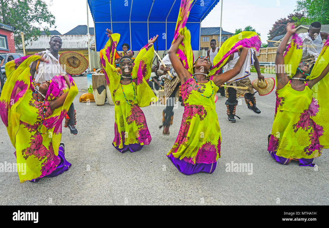 African Dancers and Singers from Uganda called "Neema Choir Stock Photo ...