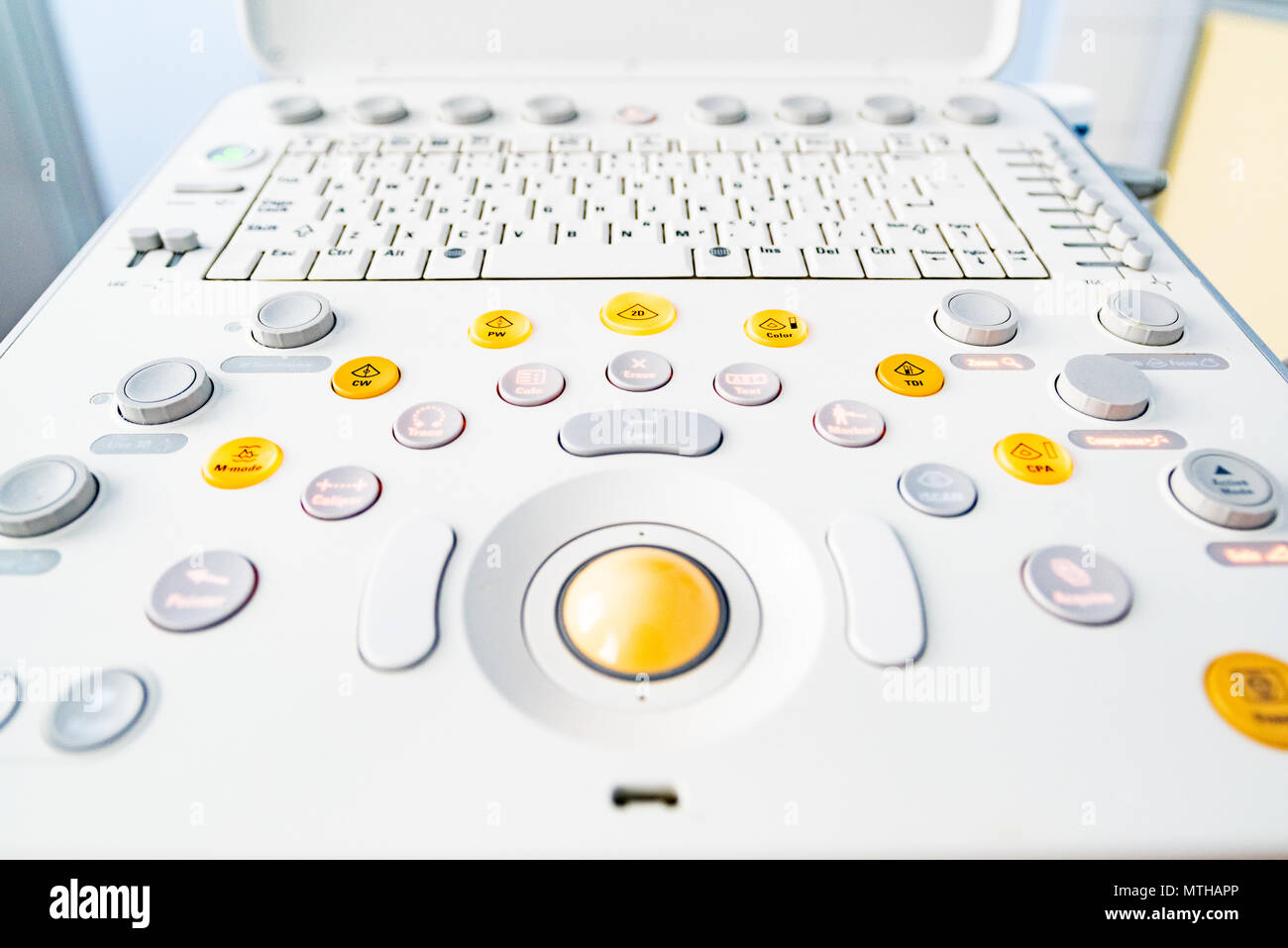 Modern ultrasonic device with sensors Stock Photo - Alamy