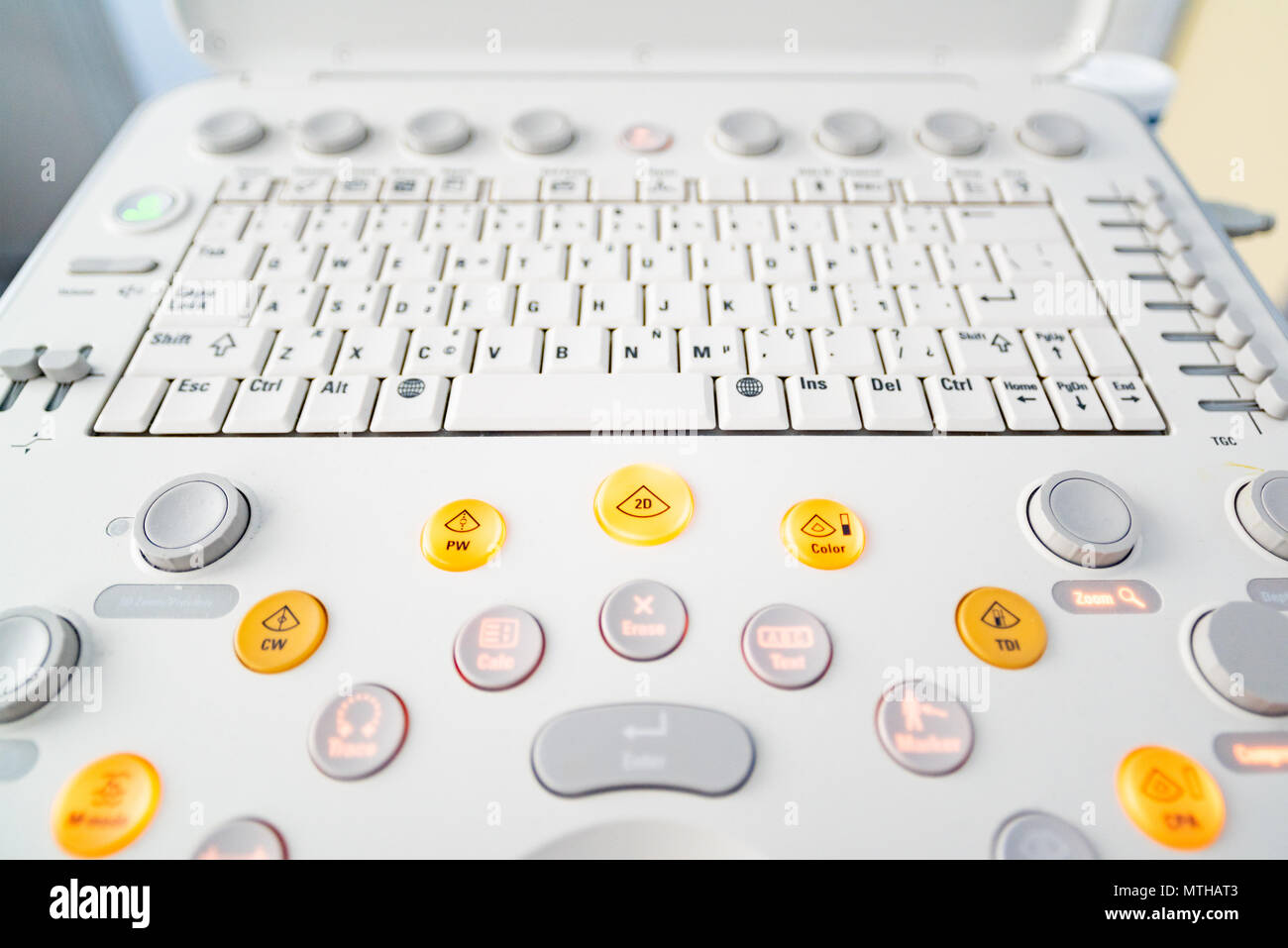 Modern ultrasonic device with sensors Stock Photo - Alamy