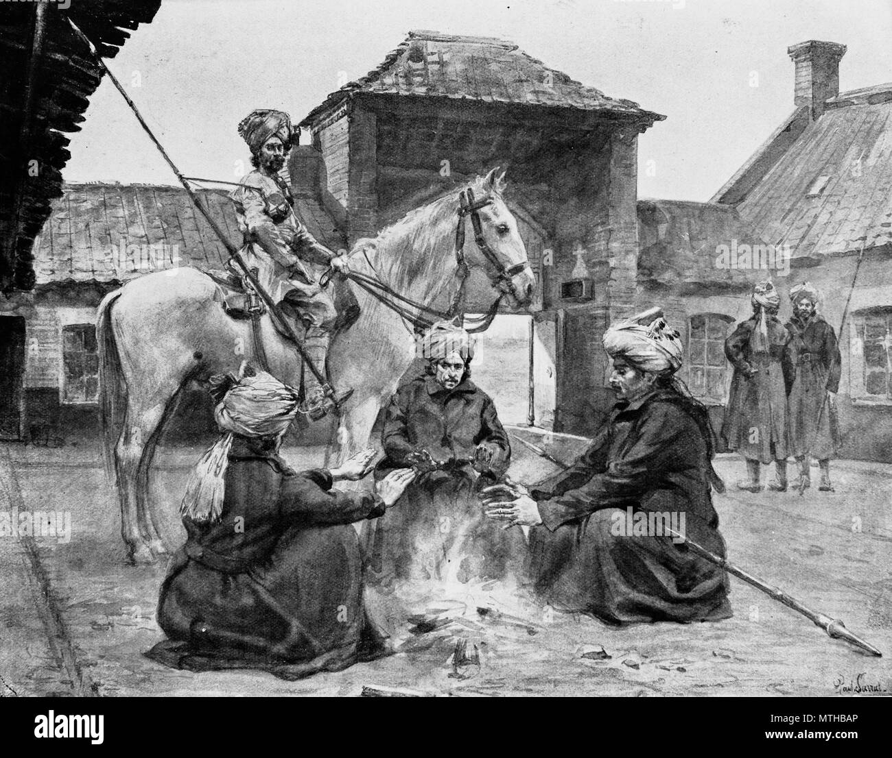 Indian soldiers world war i france hi-res stock photography and images ...