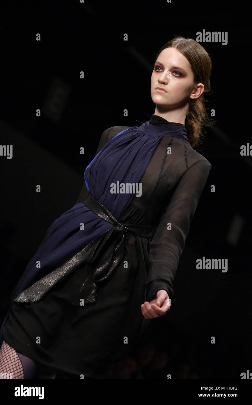 UK Fashion - Model on the runway during the Bora Aksu Spring Summer ...