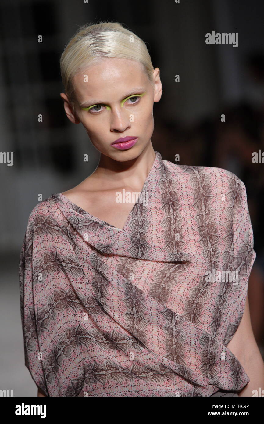 UK Fashion - Model on the runway during the Maria Grachvogel Spring ...