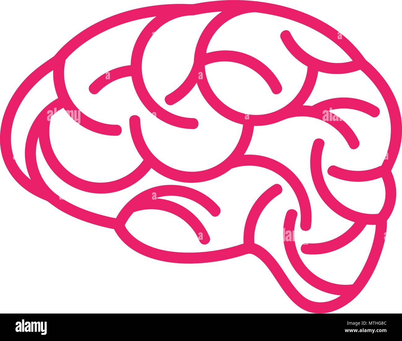 Health Brain vector illustration icon template design Stock Vector ...