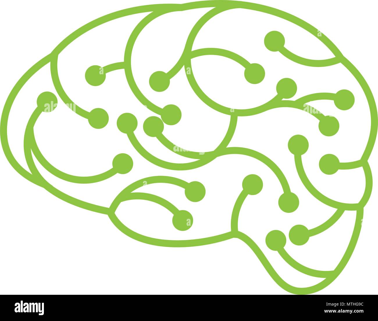 Health Brain vector illustration icon template design Stock Vector ...