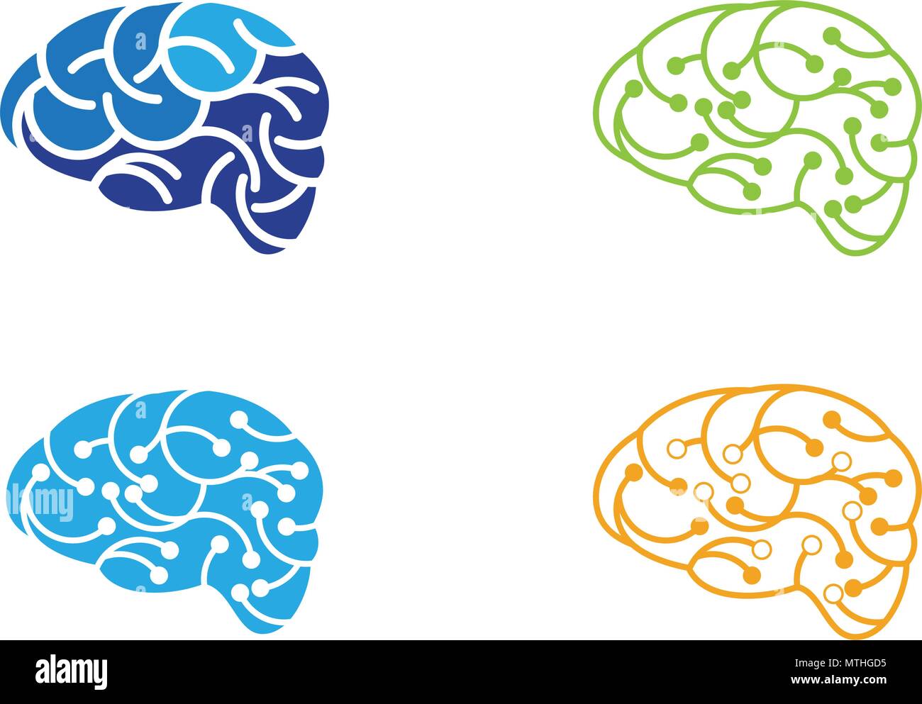 Health Brain vector illustration icon template design Stock Vector ...