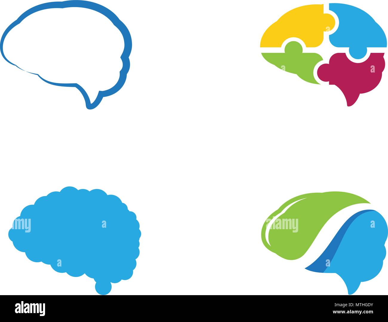 Health Brain vector illustration icon template design Stock Vector ...