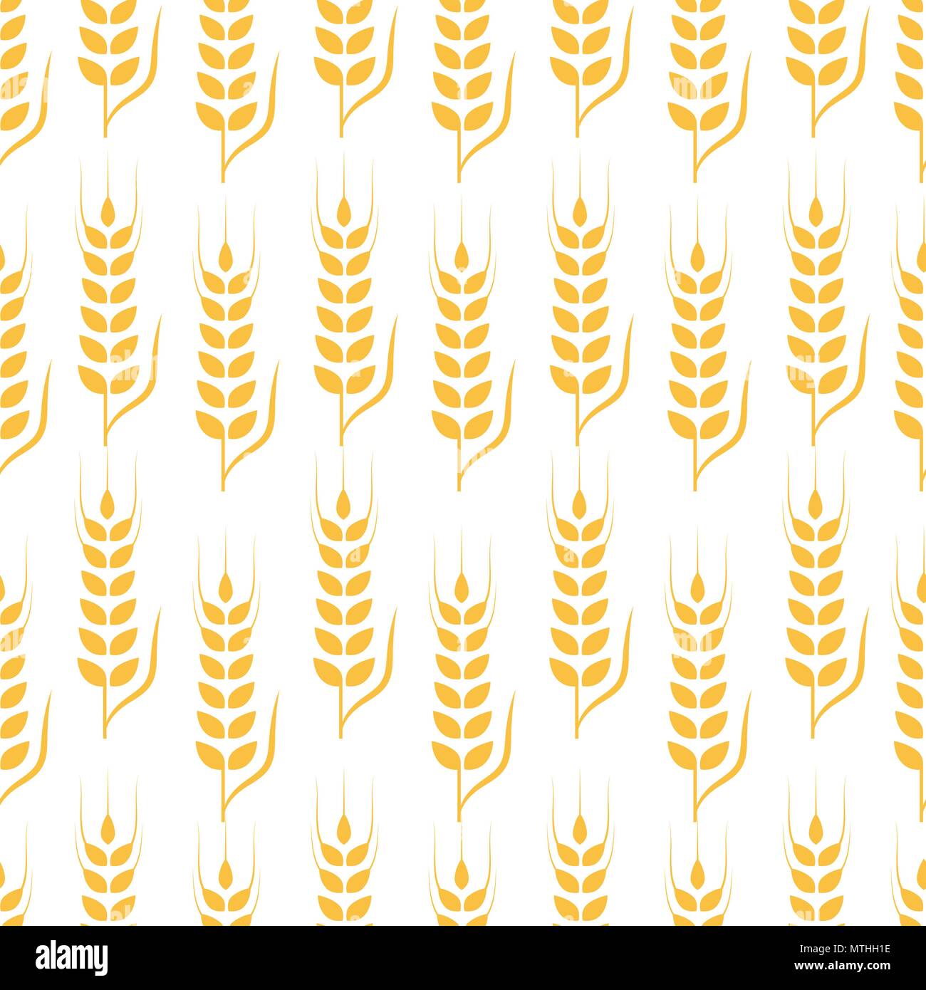 Agriculture wheat Background vector icon Illustration design Stock ...