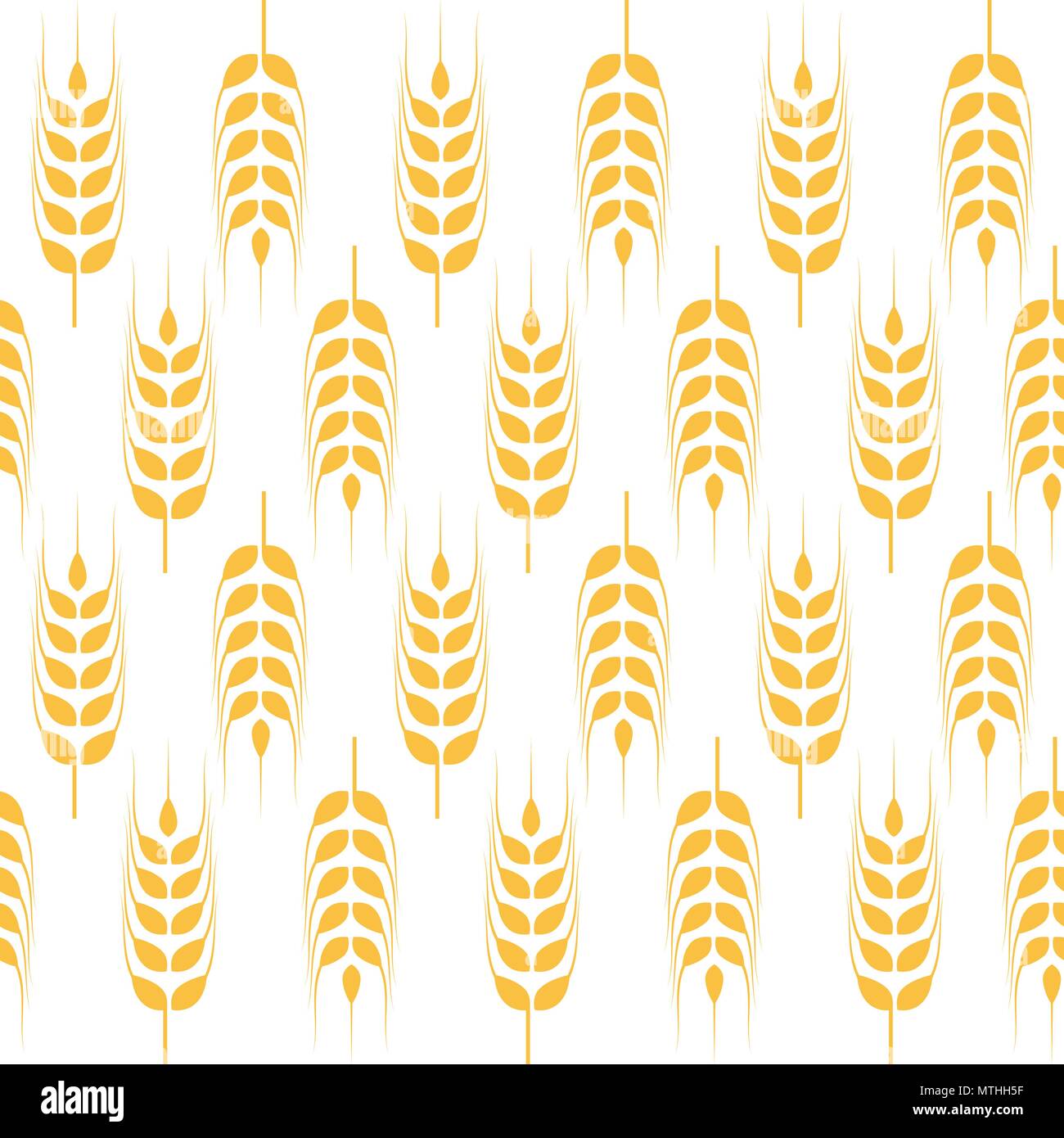 Agriculture wheat Background vector icon Illustration design Stock ...