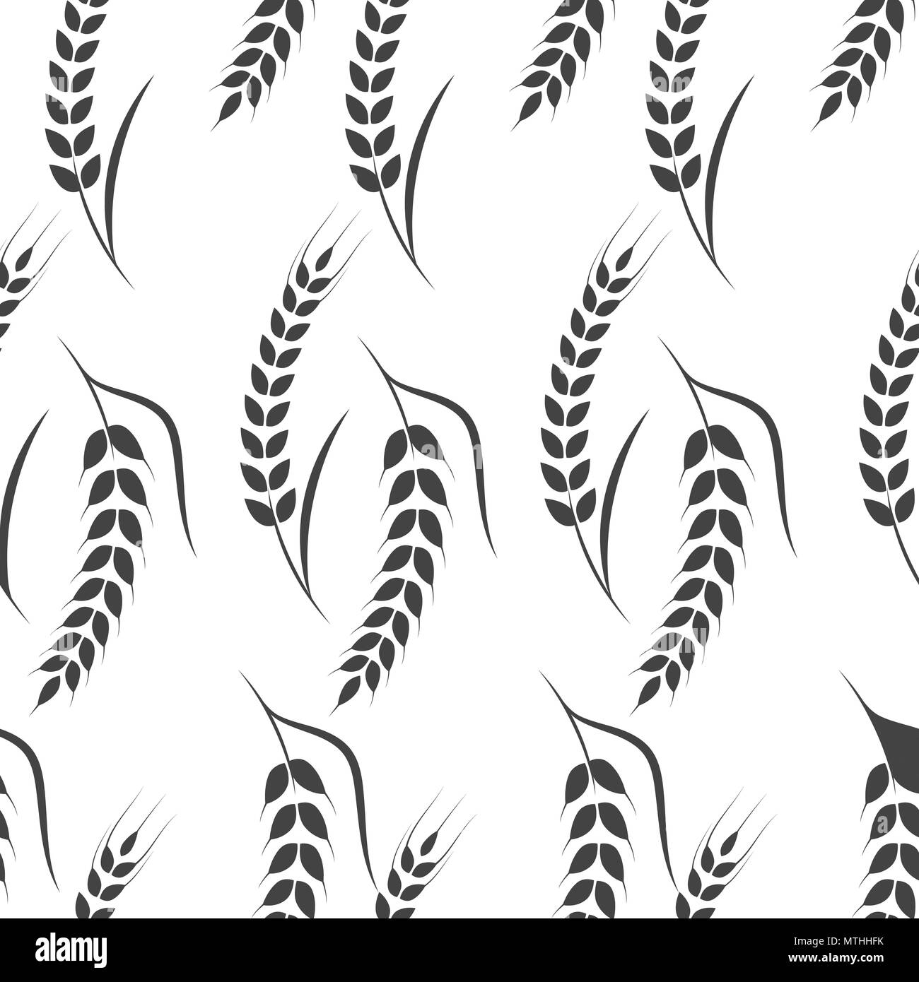 Agriculture wheat Background vector icon Illustration design Stock ...